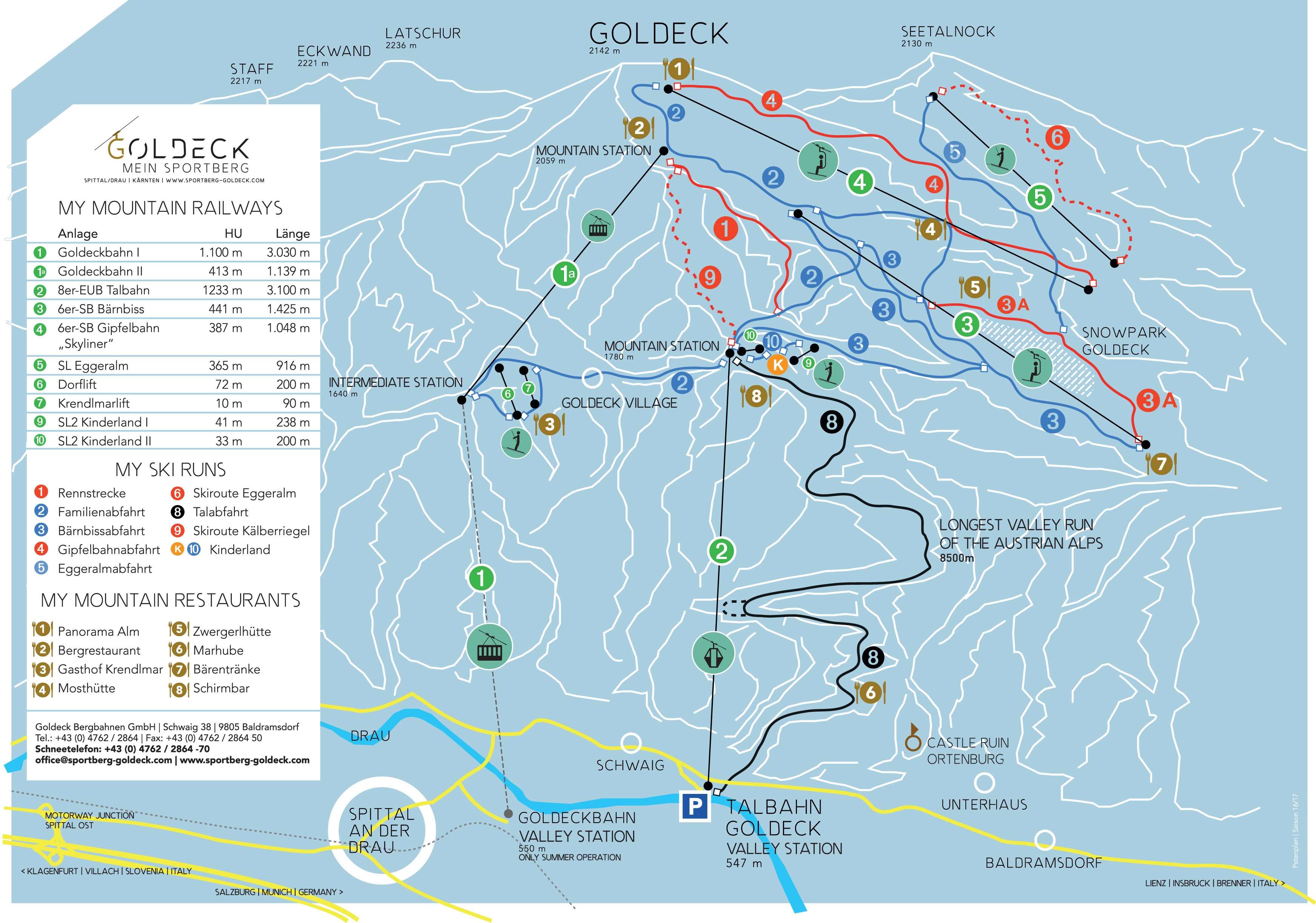 Skigebied Goldeck - Wintersport Live | Accommodaties en Informatie